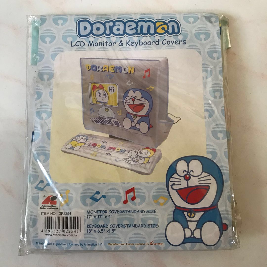 Doraemon Monitor And Keyboard Cover Computers And Tech Parts And Accessories Computer Keyboard On