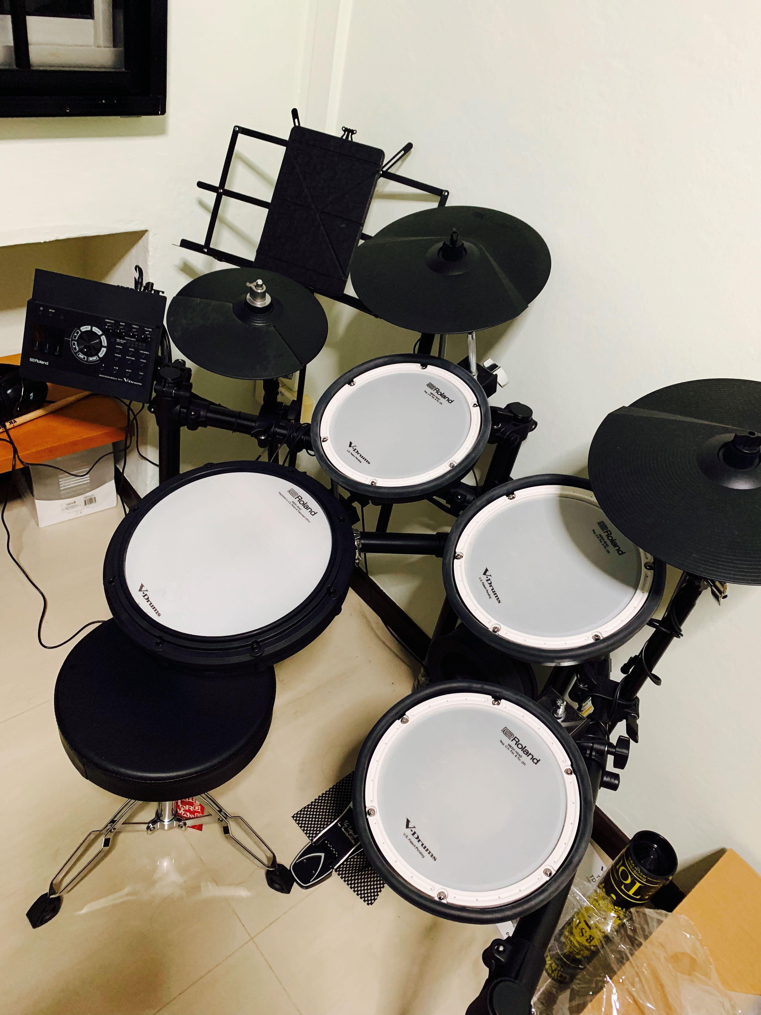 Electric drum set - Roland TD17KV, Hobbies & Toys, Music & Media ...