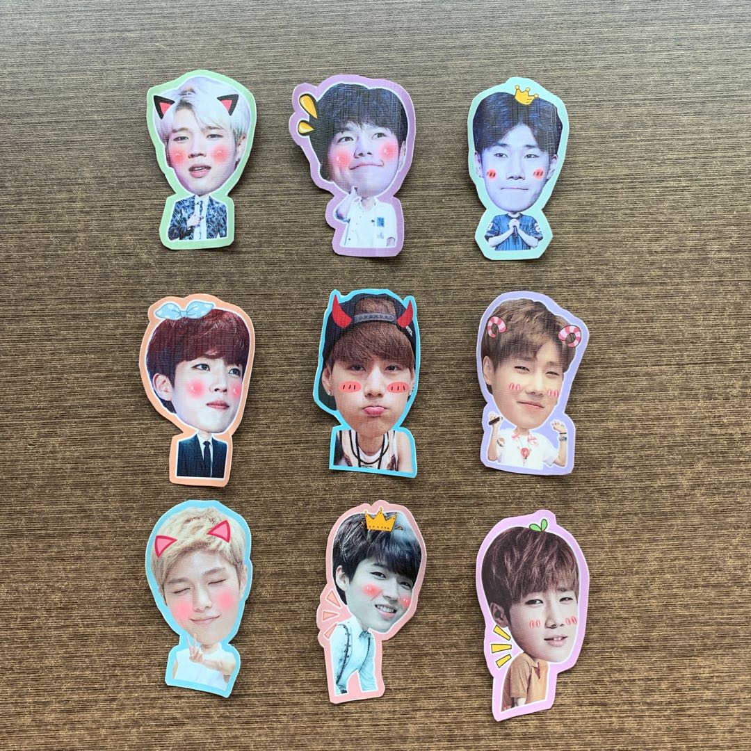got7 & infinite sticker, Hobbies & Toys, Memorabilia & Collectibles, K ...