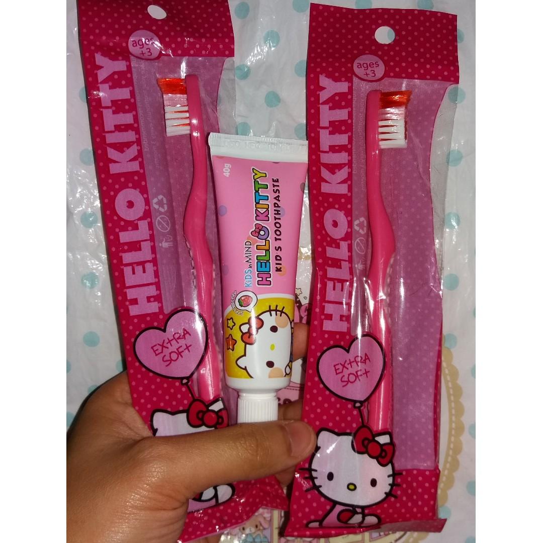 Hello Kitty Hygiene Set (ORIGINAL), Babies & Kids, Infant Playtime on ...