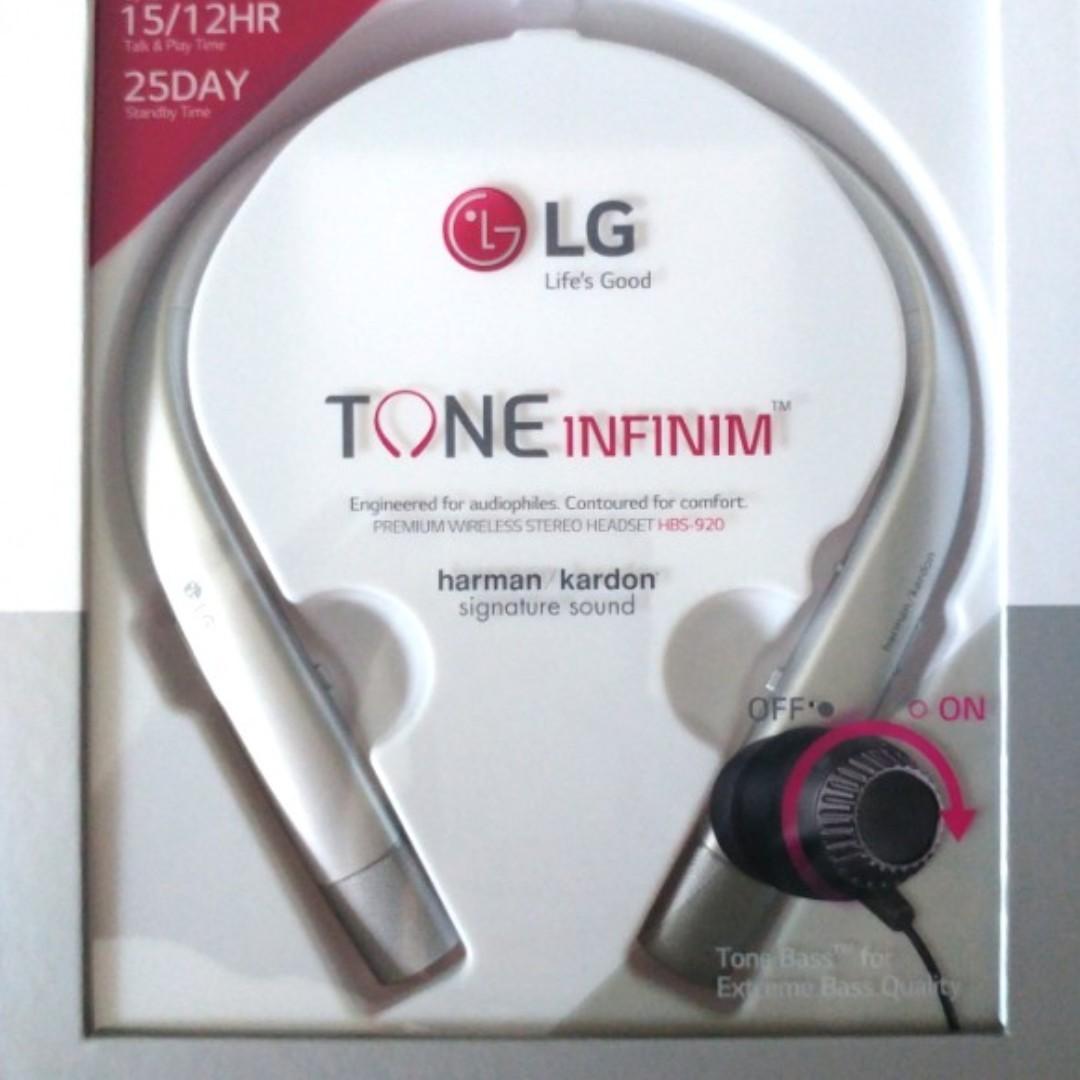 LG Bluetooth Headset HBS920 [Brand New], Audio, Headphones & Headsets ...