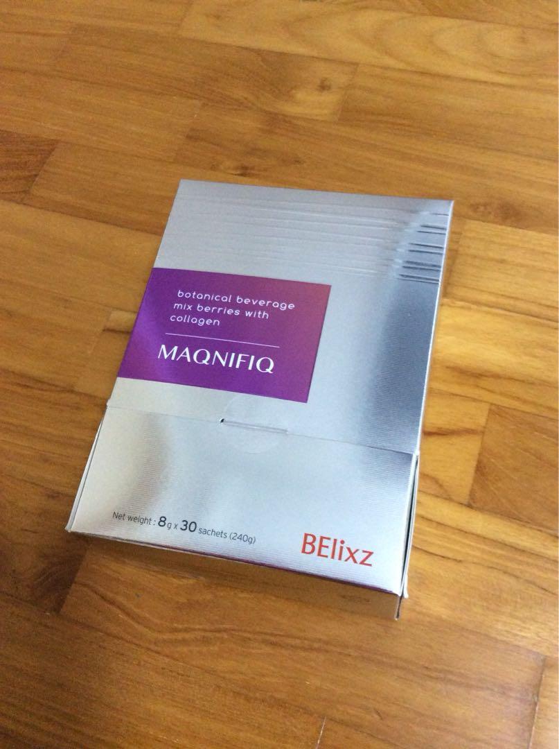 MAQNIFIQ Botanical Beverage Mix Berries with Collagen, Health ...