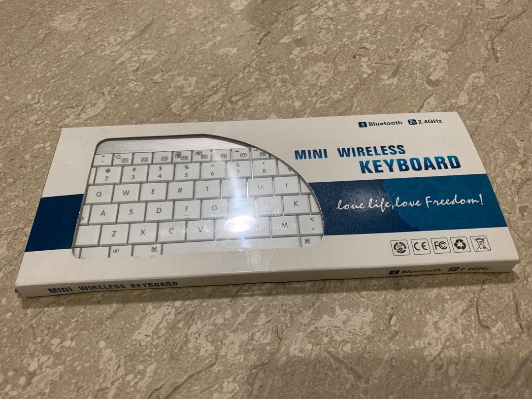 Mini Bluetooth wireless keyboard, Computers & Tech, Parts & Accessories ...