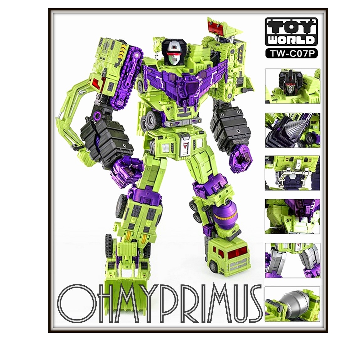 Toyworld TW TW-C07P Chrome Constructor - Transformers Masterpiece MP ...
