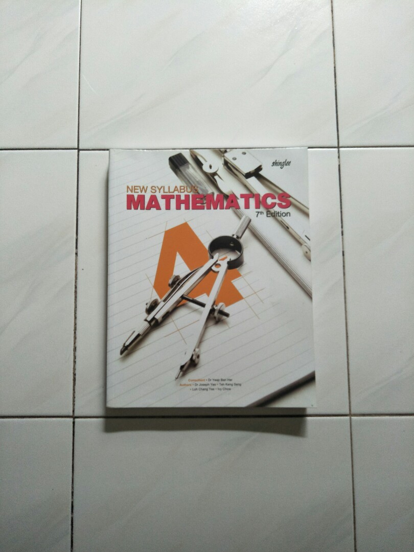 Sec 4 Math Textbook, Hobbies & Toys, Books & Magazines, Textbooks on ...