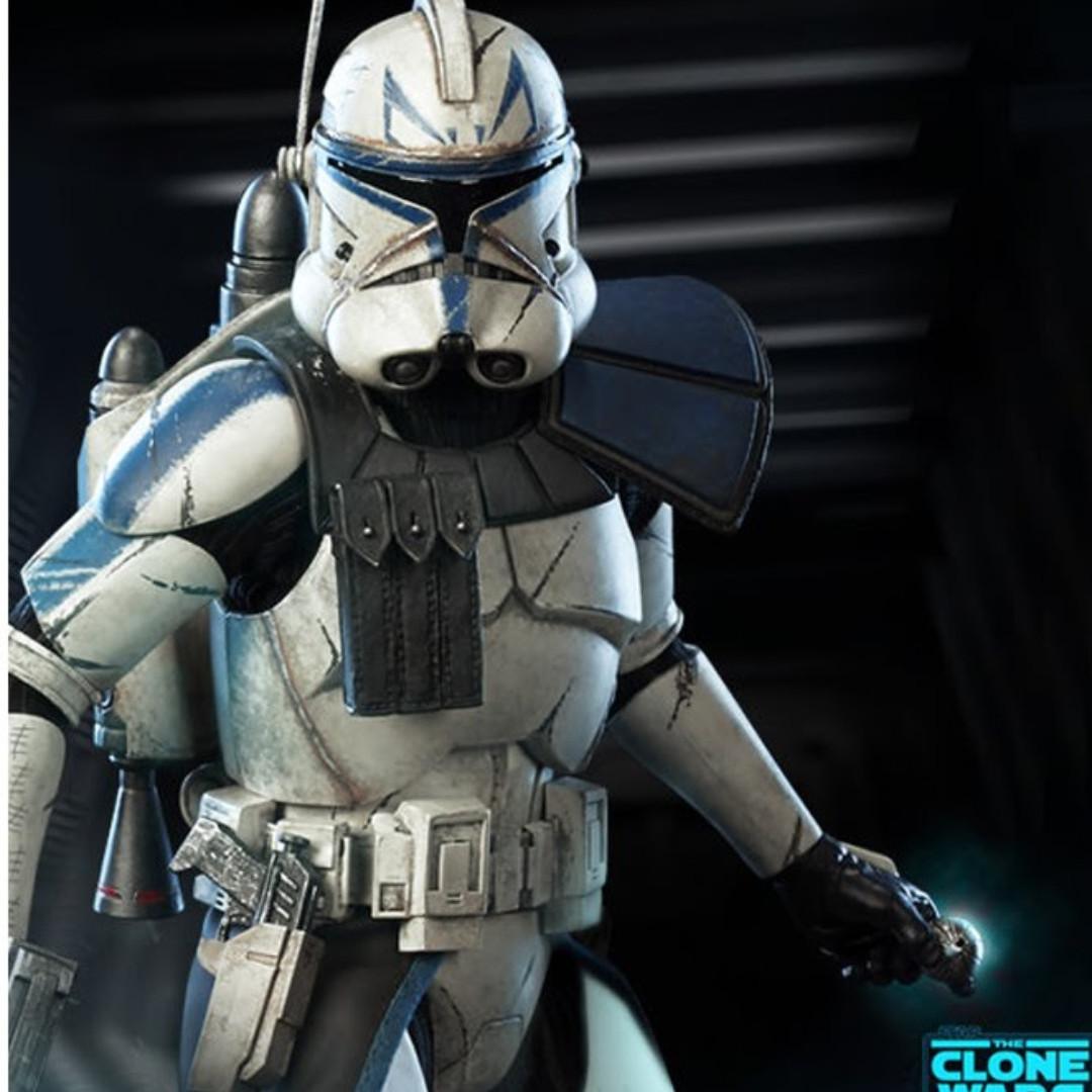 Sideshow Arc Echo and Arc Fives, Captain Rex Phase II Clone War ...