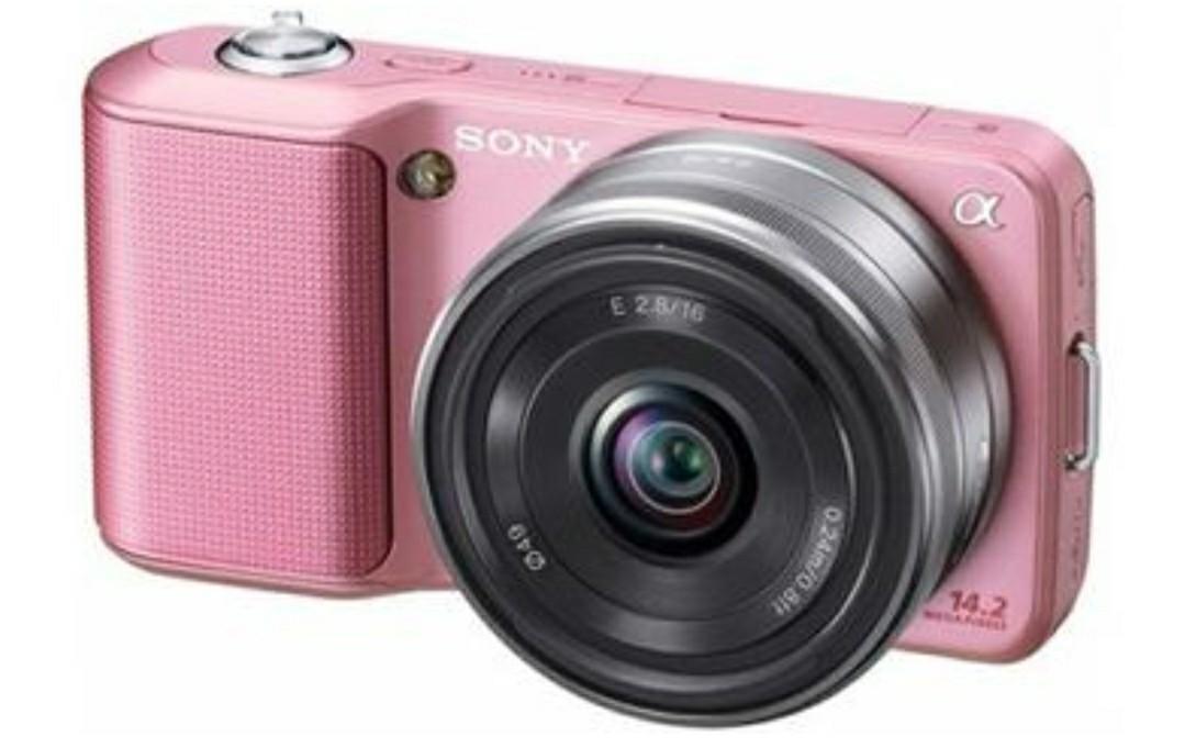 Sony Pink Alpha Nex 3, Photography, Cameras on Carousell