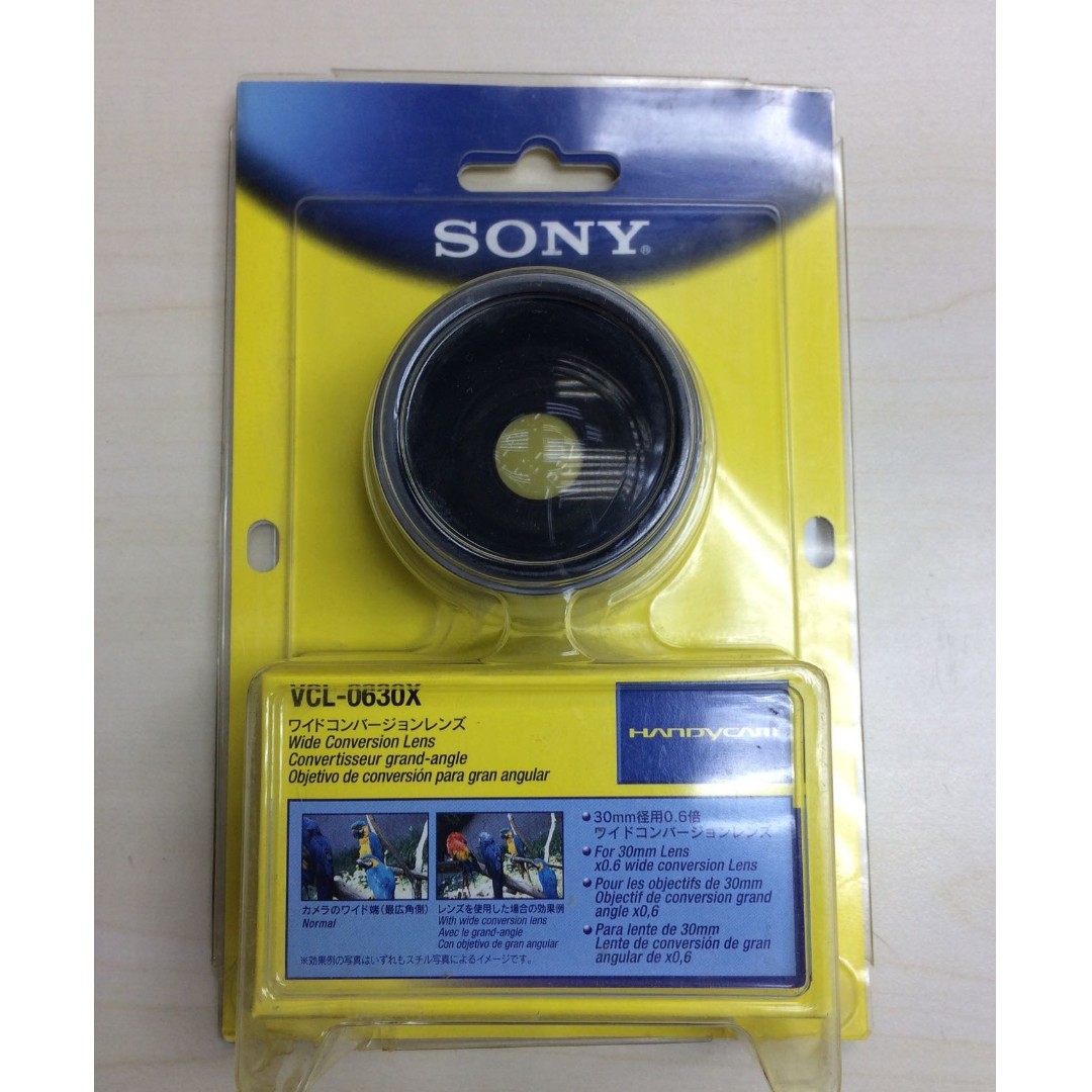 Sony VCL-0630X wise conversion lens, 攝影器材, 鏡頭及裝備 - Carousell