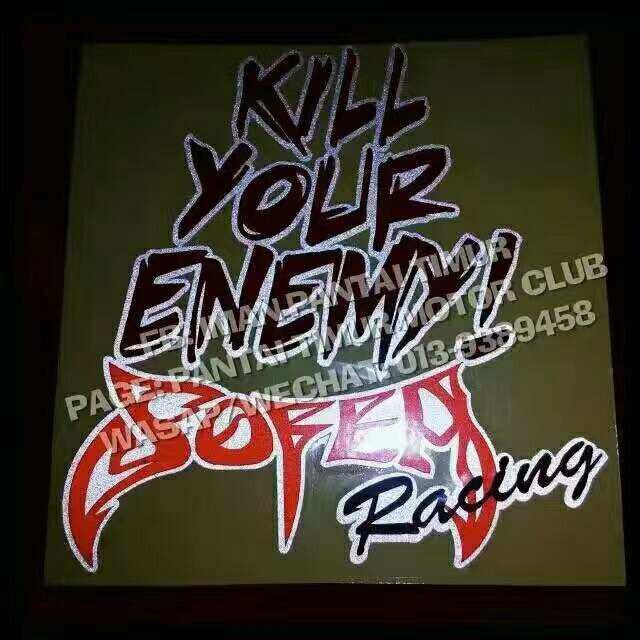 Sticker sofea racing, Auto Accessories on Carousell