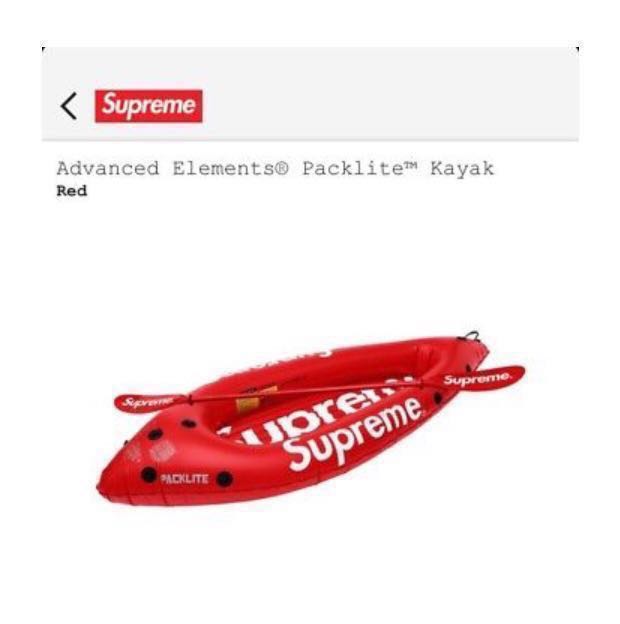 Supreme Packlite Kayak, Luxury, Accessories on Carousell