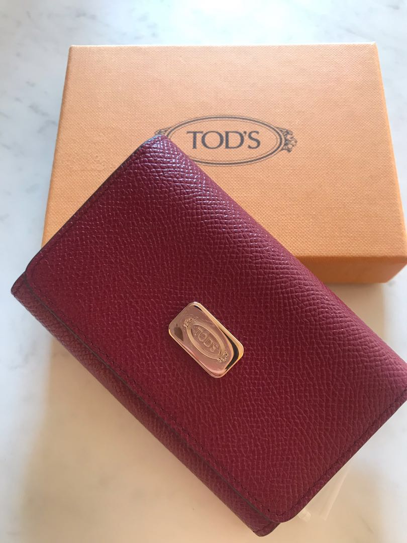 TOD’s Leather Key Case (Brand New) / TOD’s 全皮鎖匙包 (全新）, 女裝, 手袋及銀包, 長銀包 ...