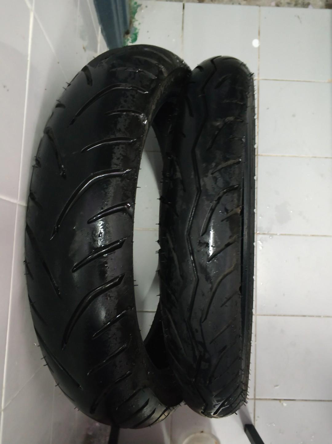 Tyre Standard Honda RS150 brand IRC, Motorbikes on Carousell