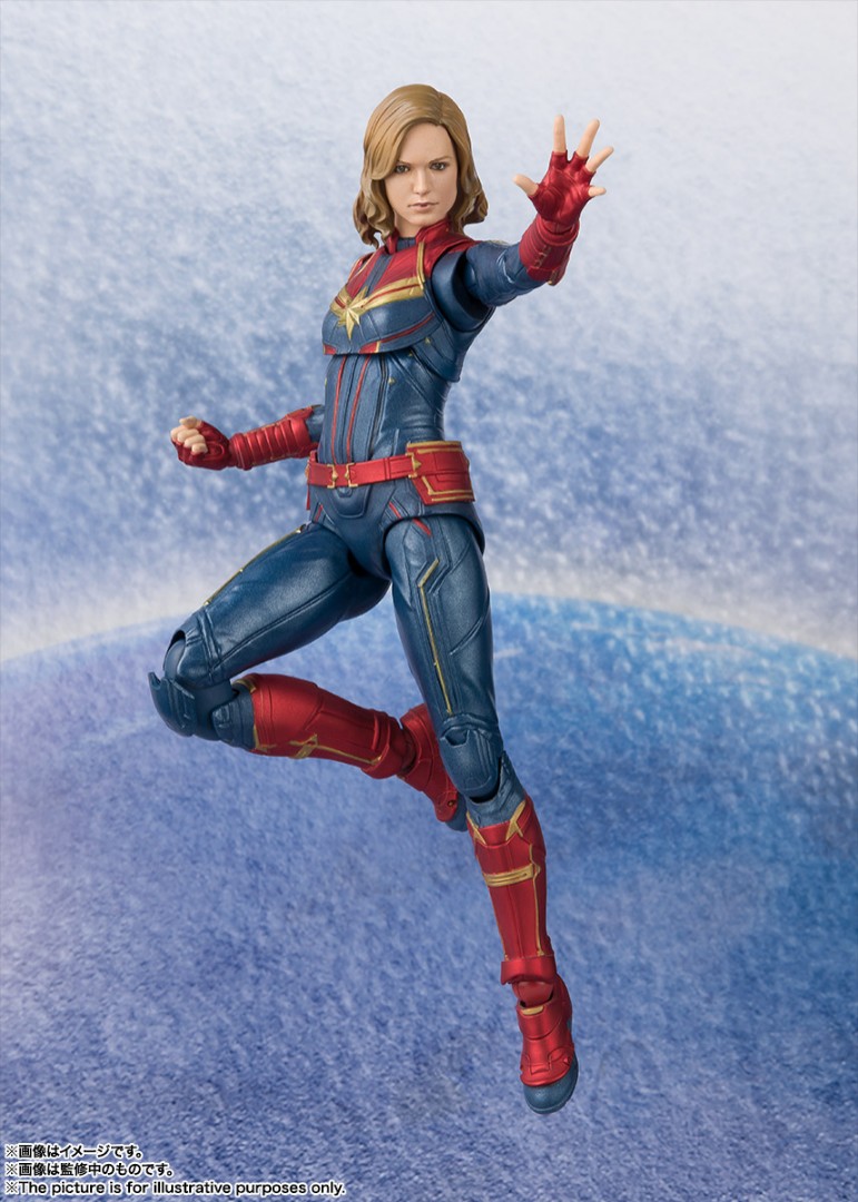 VERY RARE & HOT! *Pre-Order* Bandai Japan Marvel Captain Marvel S.H ...