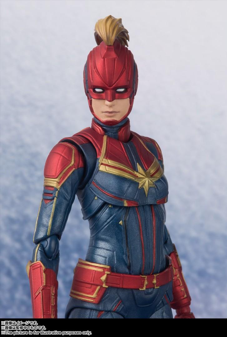 VERY RARE & HOT! *Pre-Order* Bandai Japan Marvel Captain Marvel S.H ...