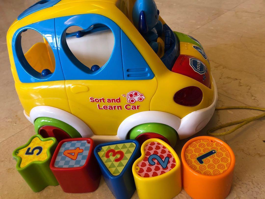 Vtech Sort and Learn Car, Babies & Kids, Infant Playtime on Carousell