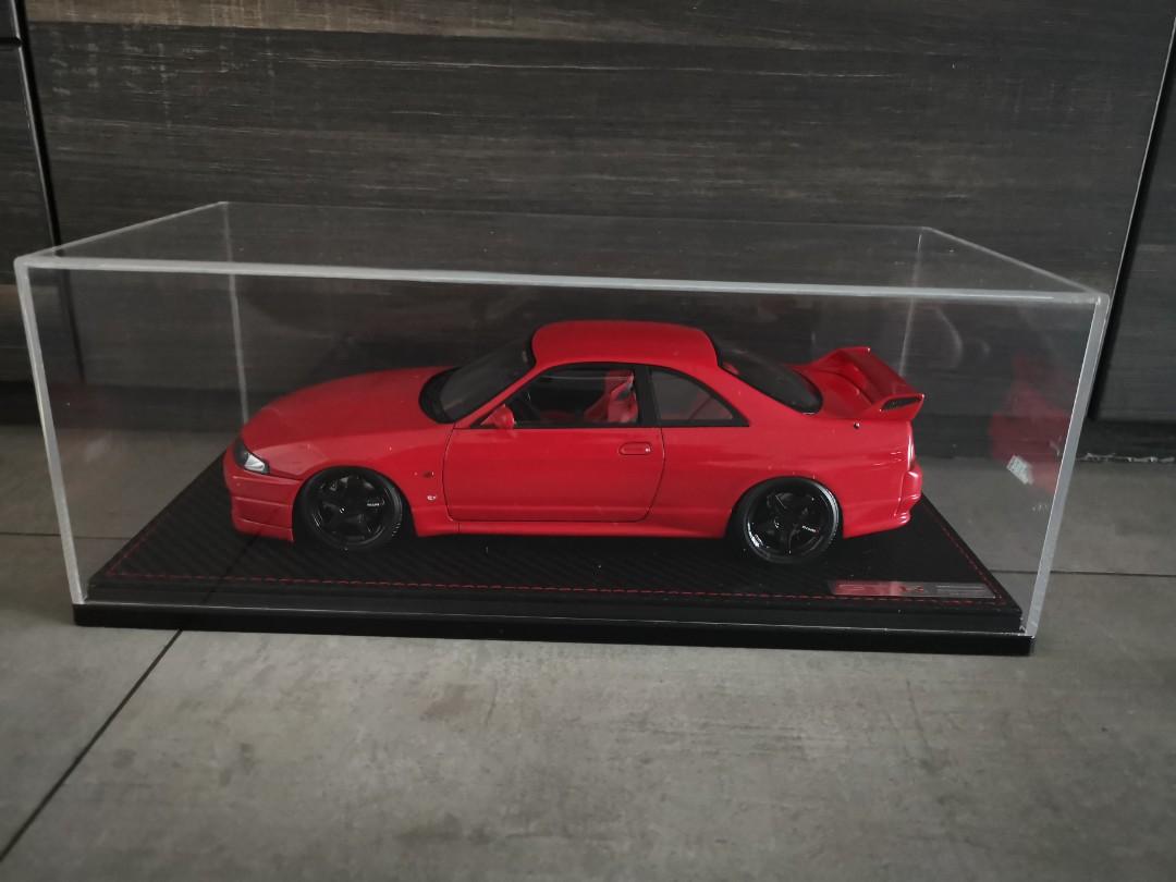 1/18 Ignition Model Nissan Skyline GT-R (R33) Matsuda Street (Wine Red ...
