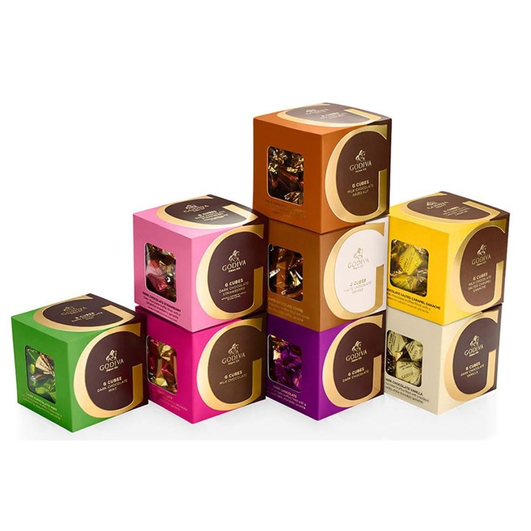 (預售) Godiva Dark Chocolate G Cube Box 松露朱古力, 嘢食 & 嘢飲, 包裝食物&即食食物 - Carousell