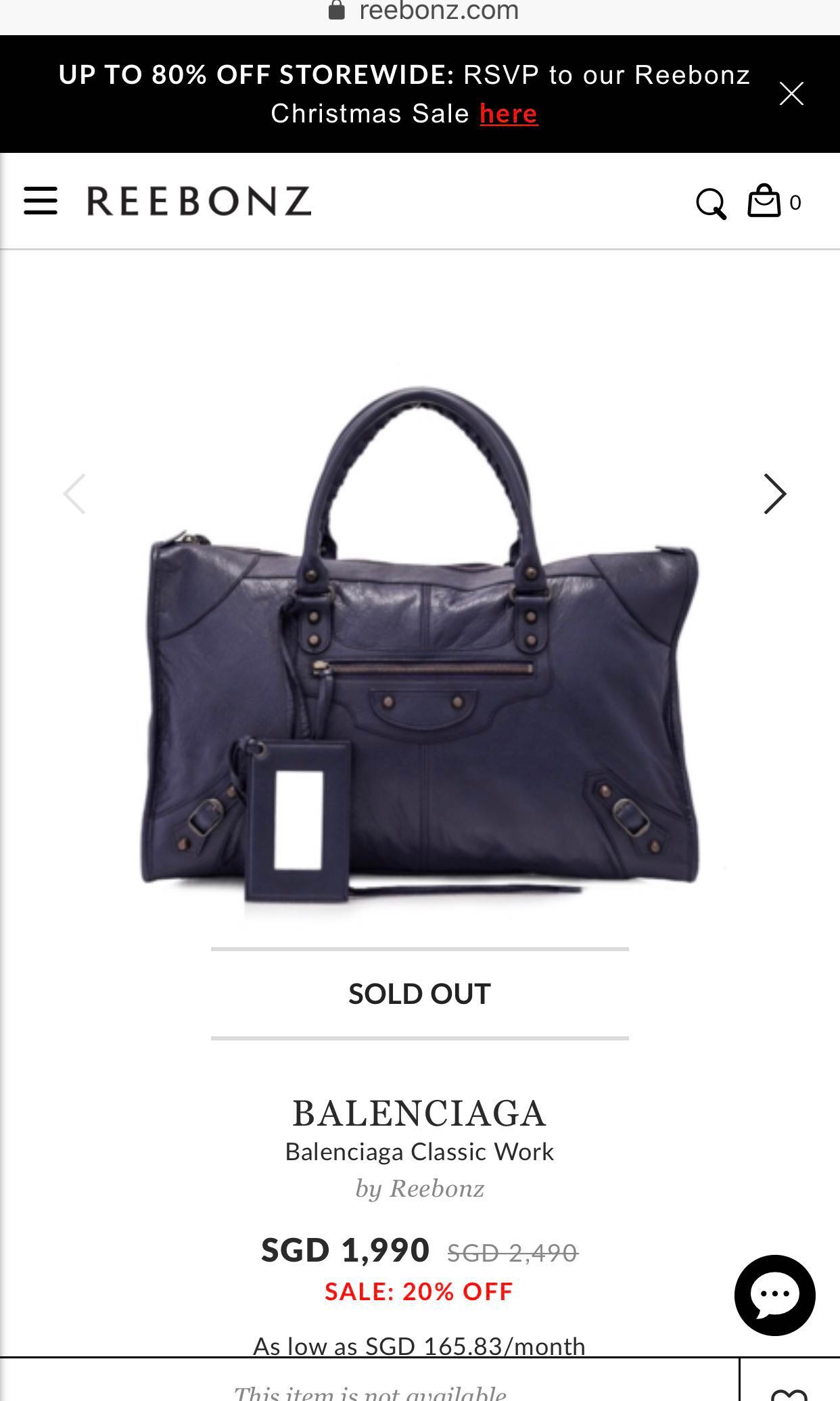 Balenciaga Classic Work Bag, Women's Fashion, Bags & Wallets, Cross ...