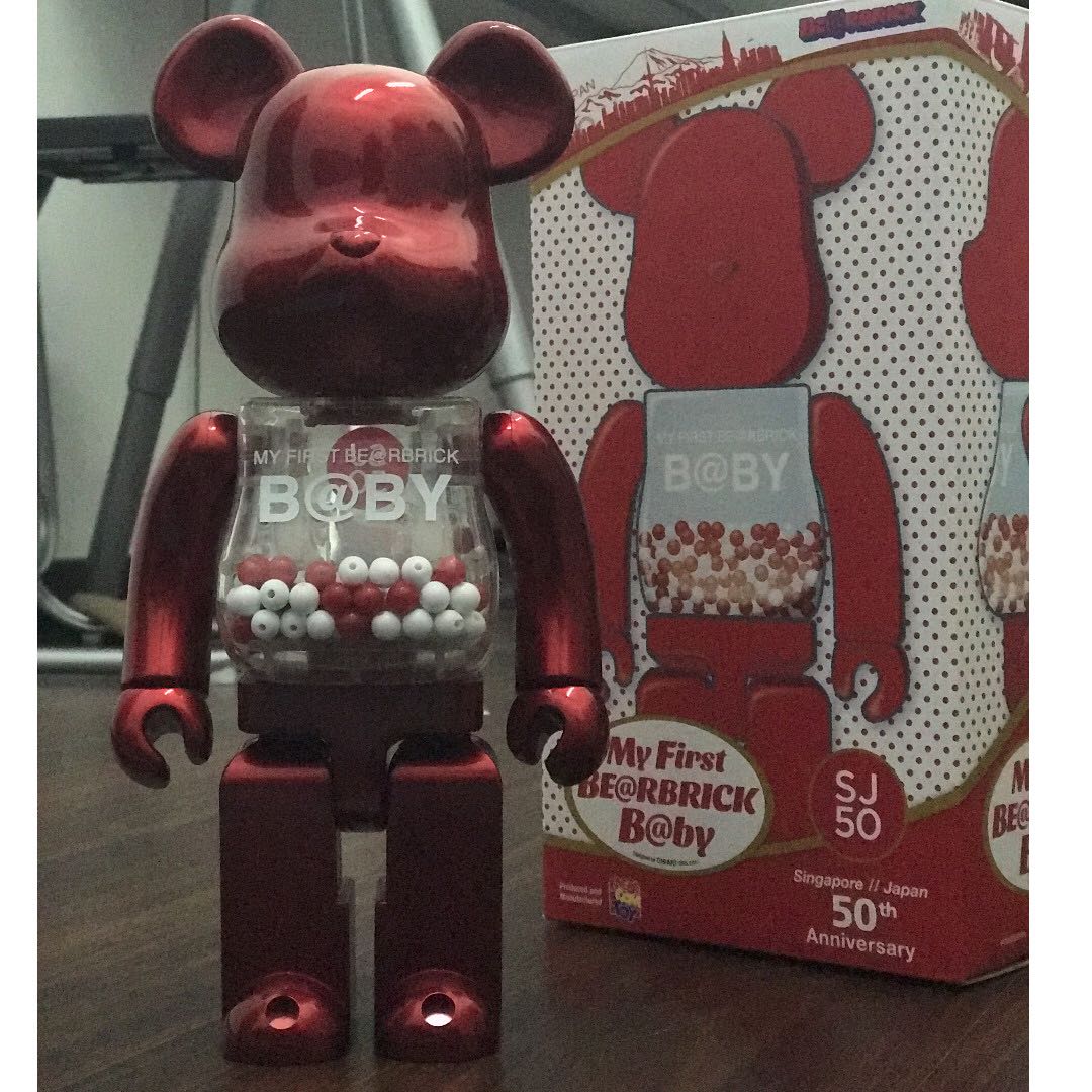 Bearbrick my first Baby Red 400%, Hobbies & Toys, Toys & Games on Carousell