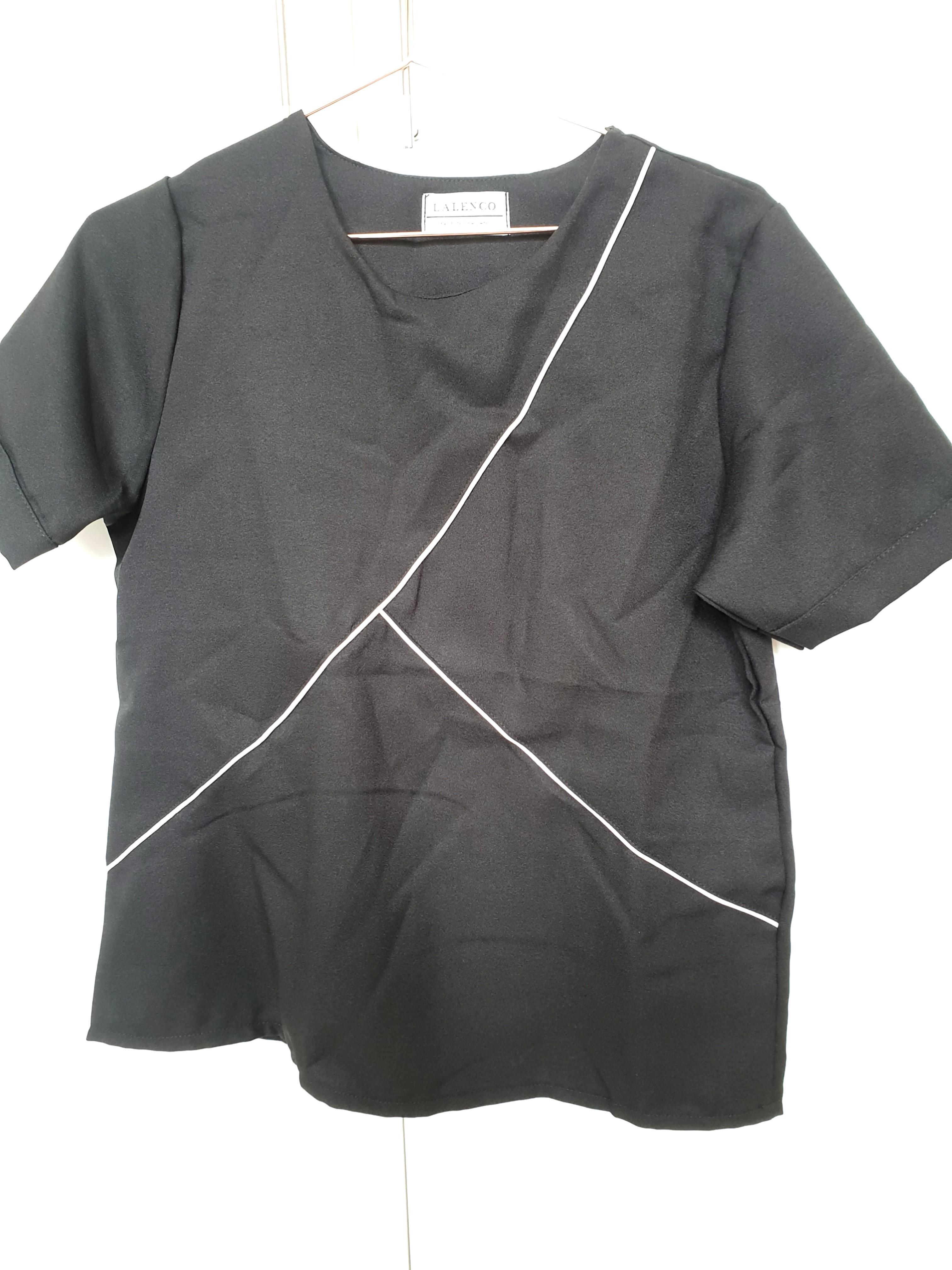 Black Work Top, Women's Fashion, Tops, Other Tops on Carousell