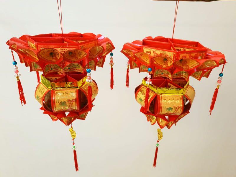 Chinese New Year Red Packet Lantern, Food & Drinks, Local Eats on Carousell