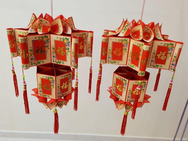 Chinese New Year Red Packet Lantern, Food & Drinks, Local Eats on Carousell