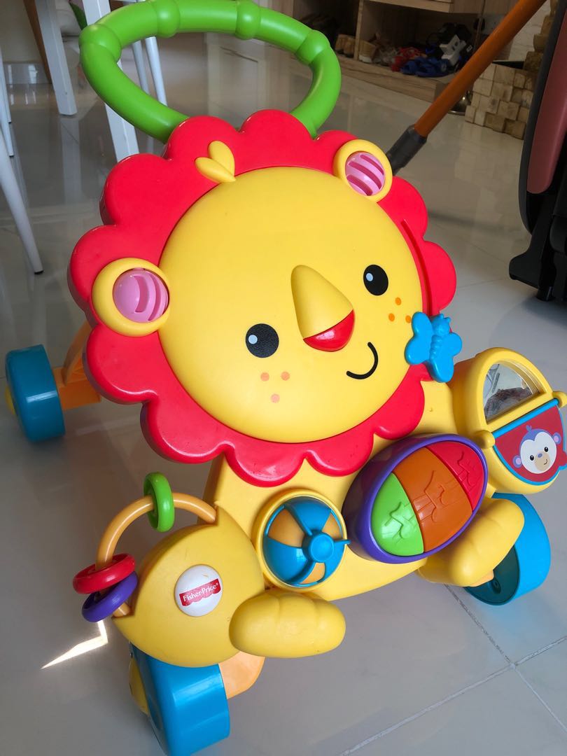 Fisher price Musical Lion Walker, Babies & Kids, Infant Playtime on ...