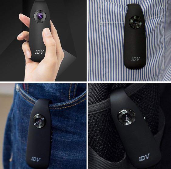 IDV Body Camera / Hidden Spy Camera / Portable Clip Camera, Photography ...