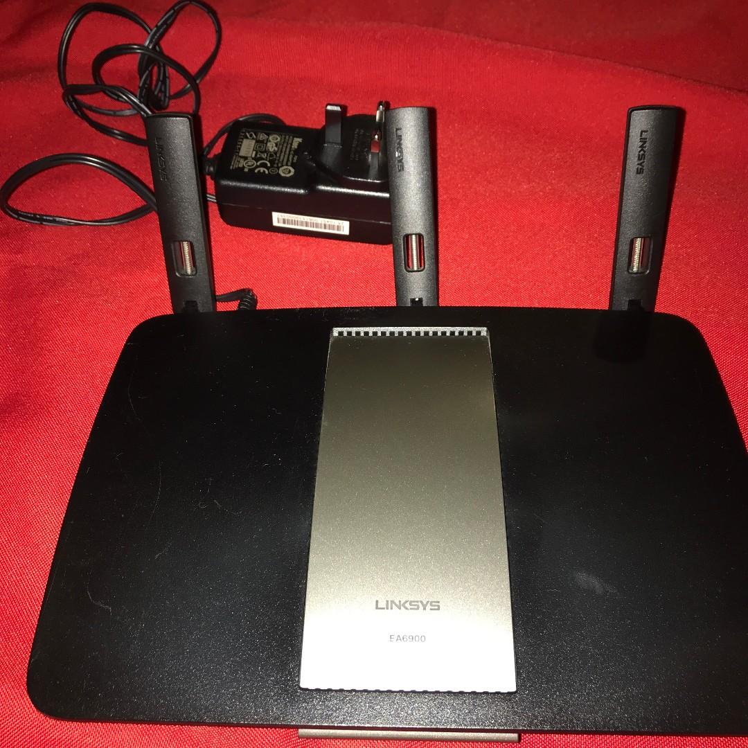 Linksys EA6900 v1.1 wifi wireless router, Computers & Tech, Parts ...