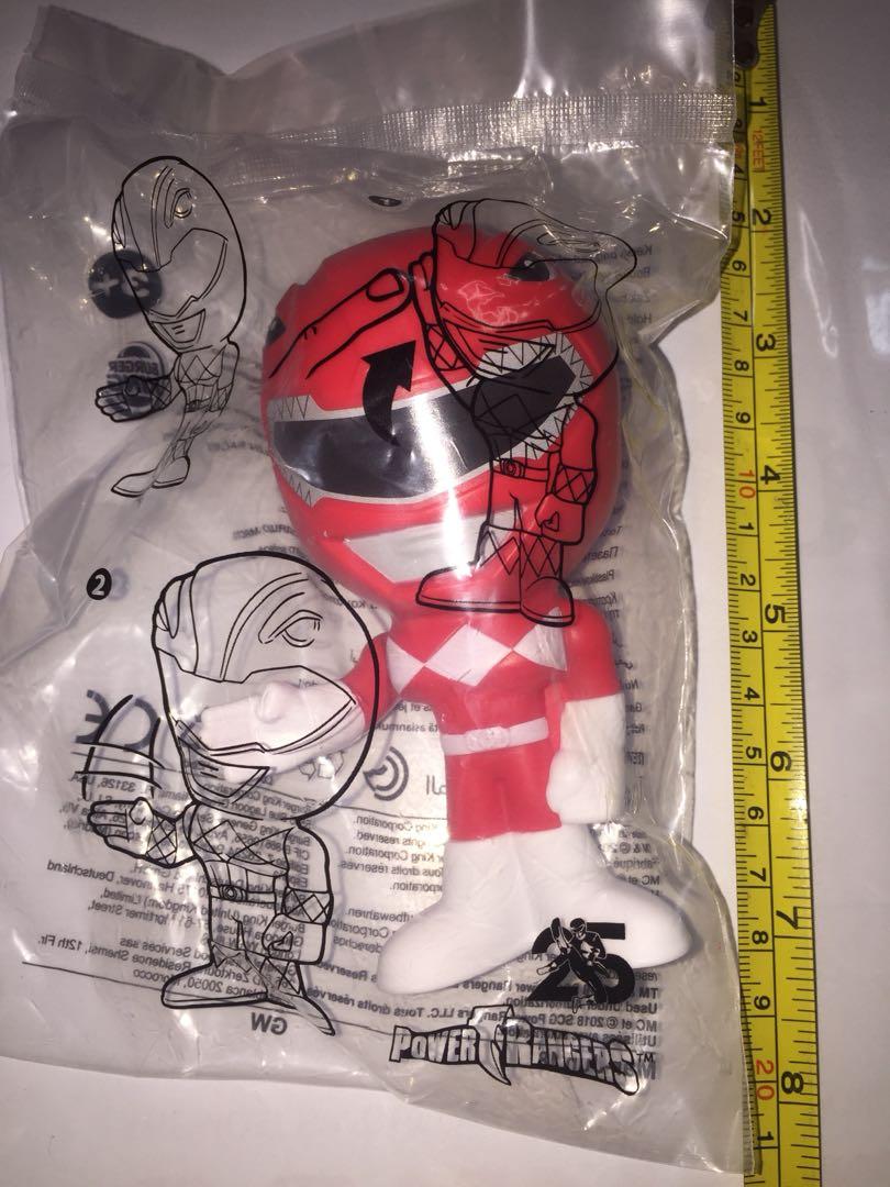 Mighty Morphin Power Rangers Burger King set of 5, Hobbies & Toys, Toys ...