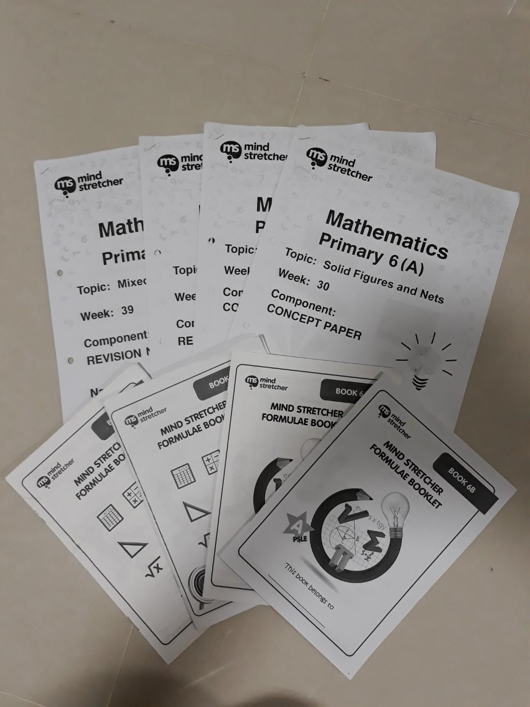 Mind Stretcher P5 & P6 Mathematics notes and formula booklet ., Hobbies ...