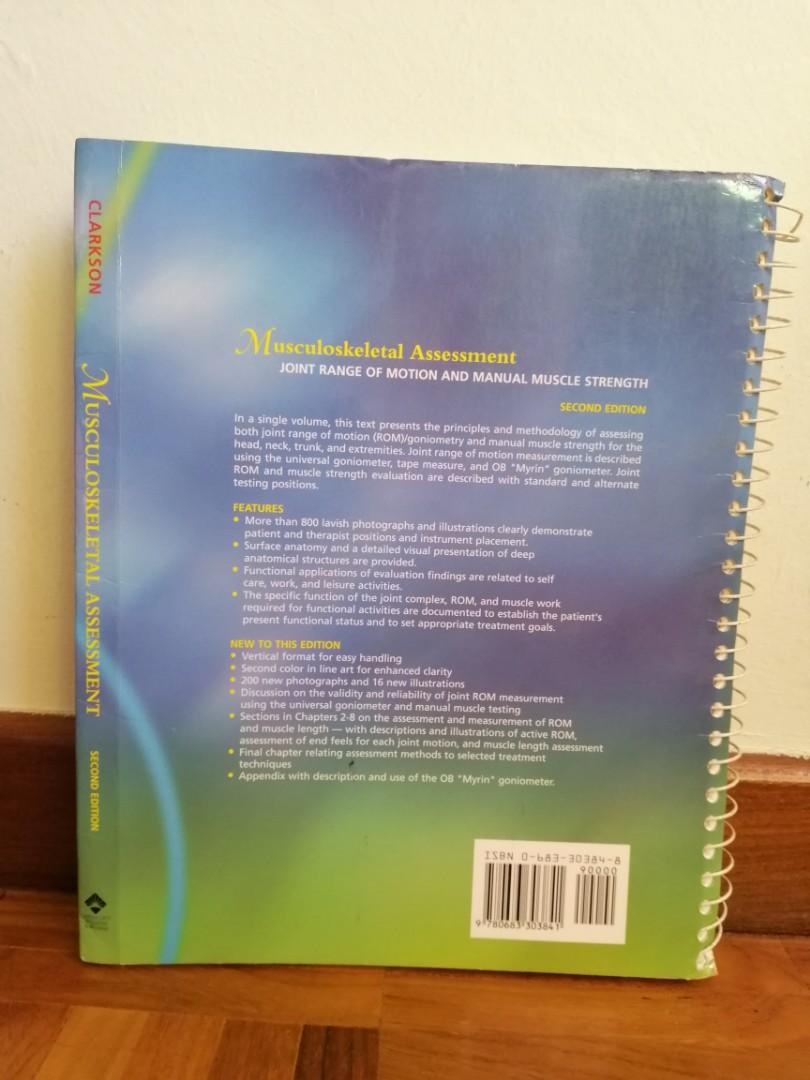 Musculoskeletal assessment - Joint range of motion and manual muscle ...