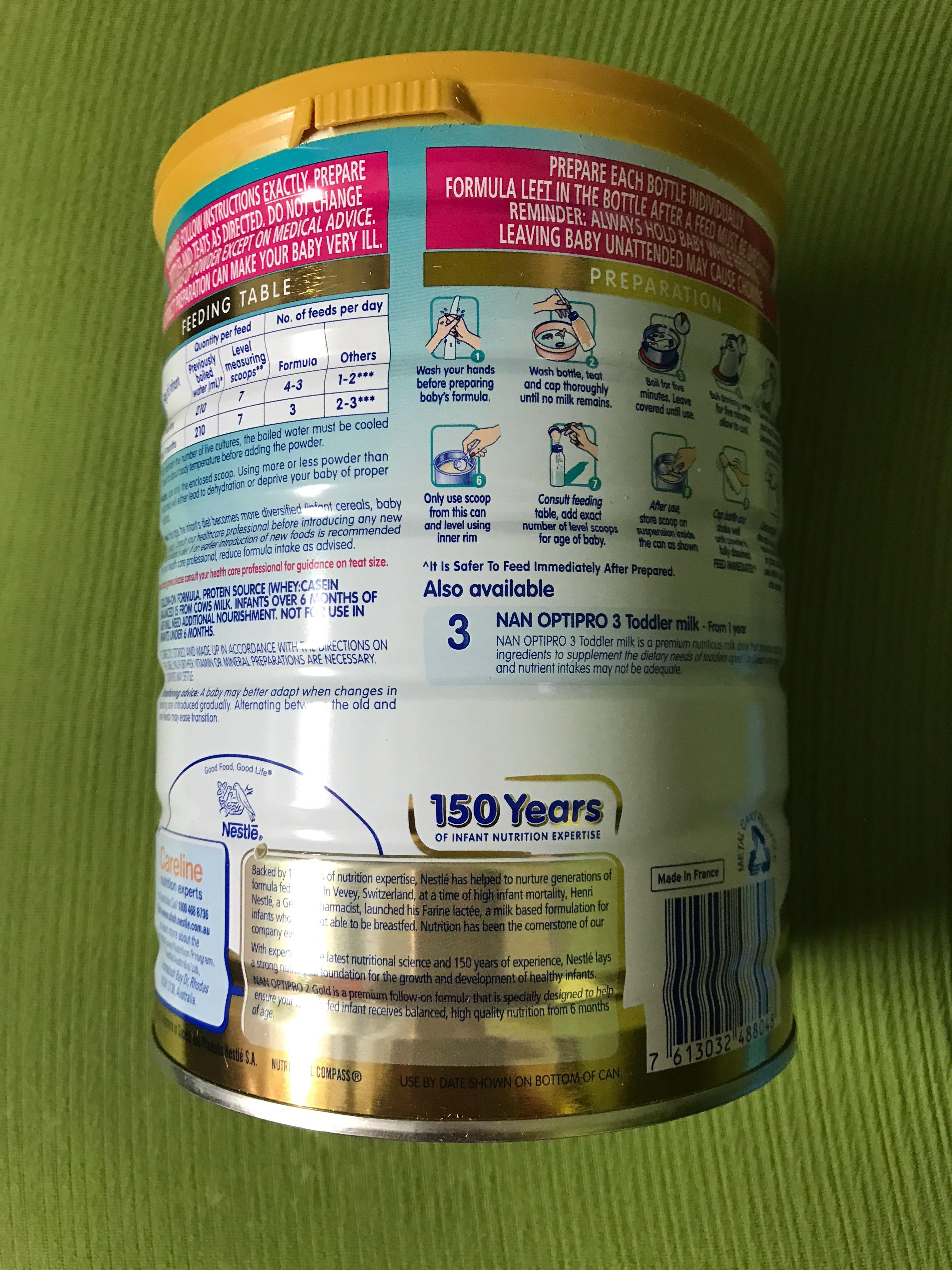 Nan Optipro GOLD Stage 2, Babies & Kids, Nursing & Feeding, Weaning ...