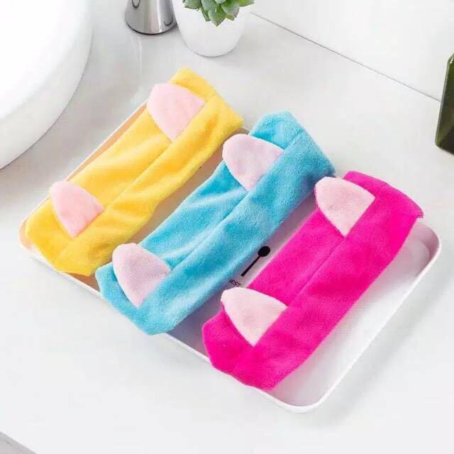 NEW Cute Cutie Cat Bandana Bando Tanduk Kucing Kartun Headband Ikat ...