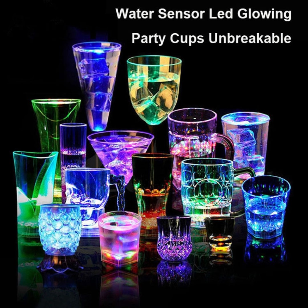 LED light Cup*** Just pour water in and it will light up*** Colourful ...