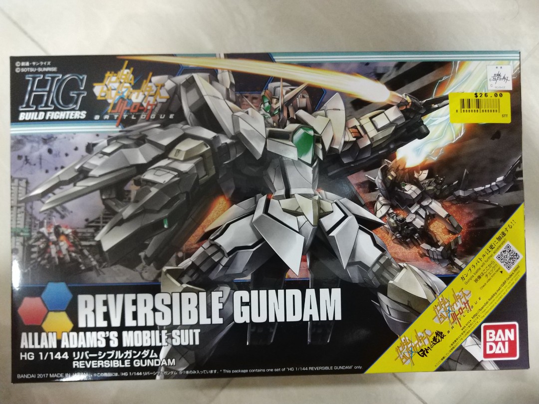 Reversible Gundam HG 1/144, Hobbies & Toys, Toys & Games on Carousell