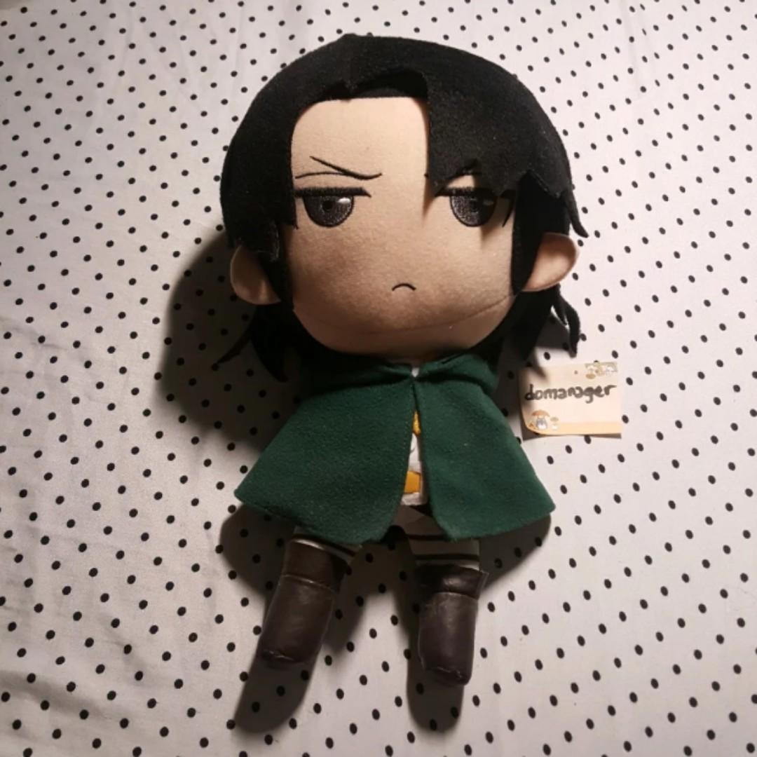 Shingeki no Kyojin Attack on Titan Levi Plush, Hobbies & Toys, Toys ...