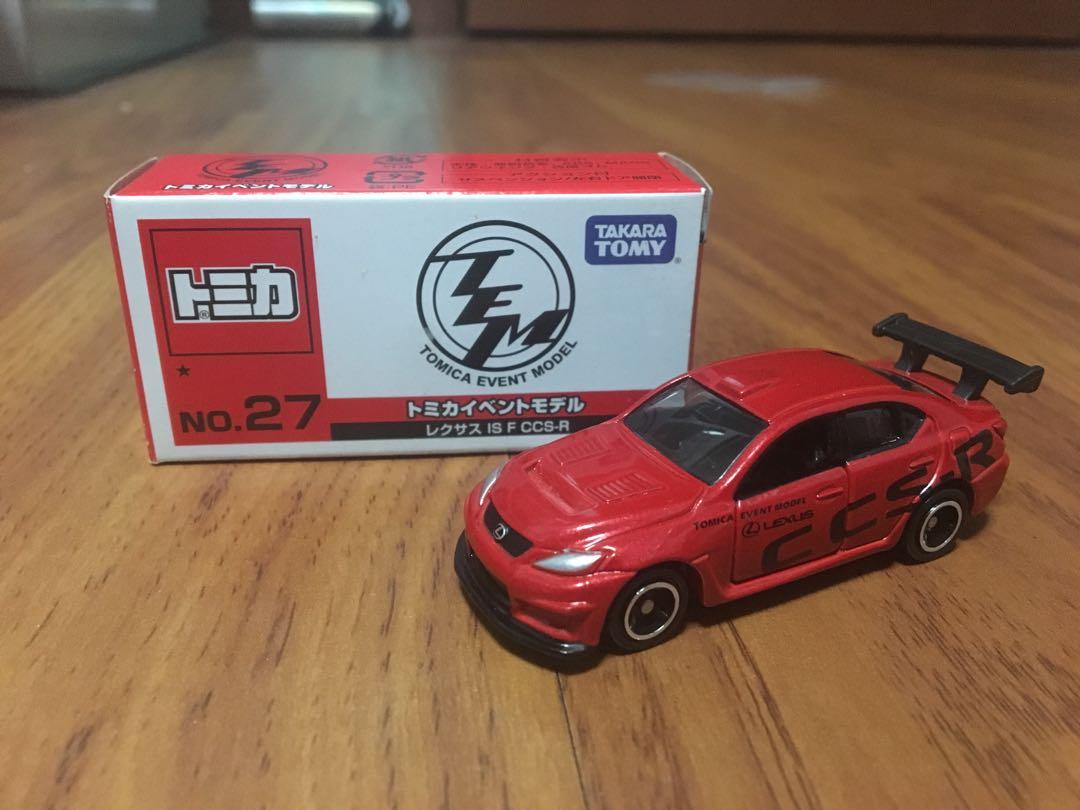 Tomica Event Model Lexus IS F CCS-R #27, Hobbies & Toys, Toys & Games ...