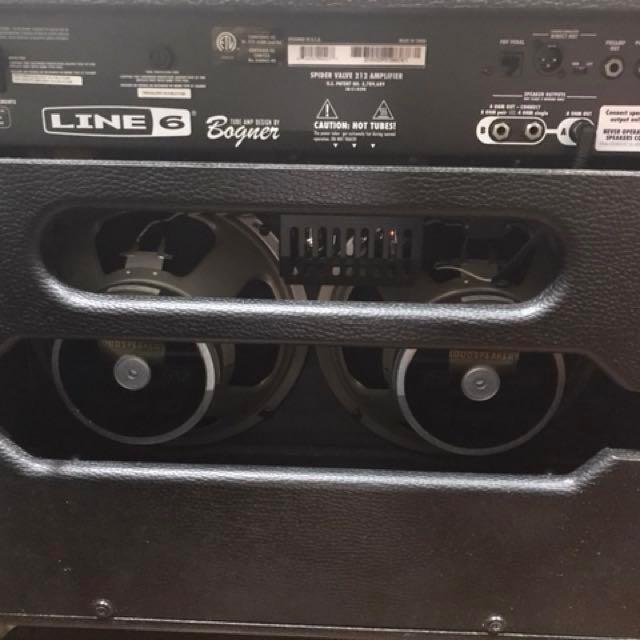 (PRICE REVISED) Bogner Line 6 Spider Valve 212 MkII 40W 2x12 Guitar ...