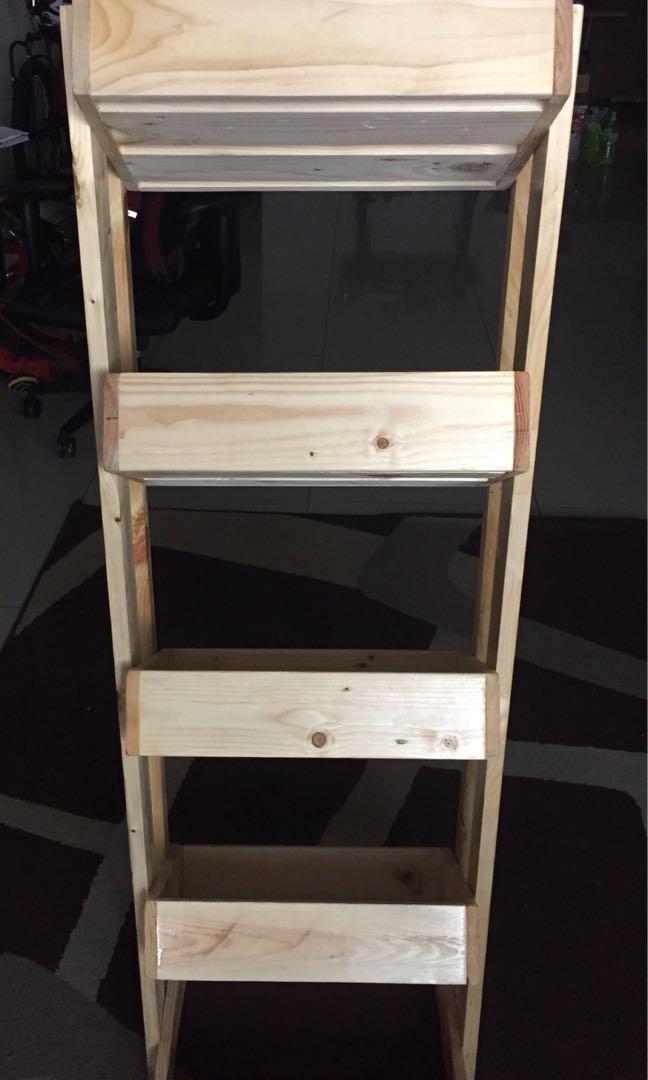 4 tier display rack, Furniture & Home Living, Furniture, Shelves ...
