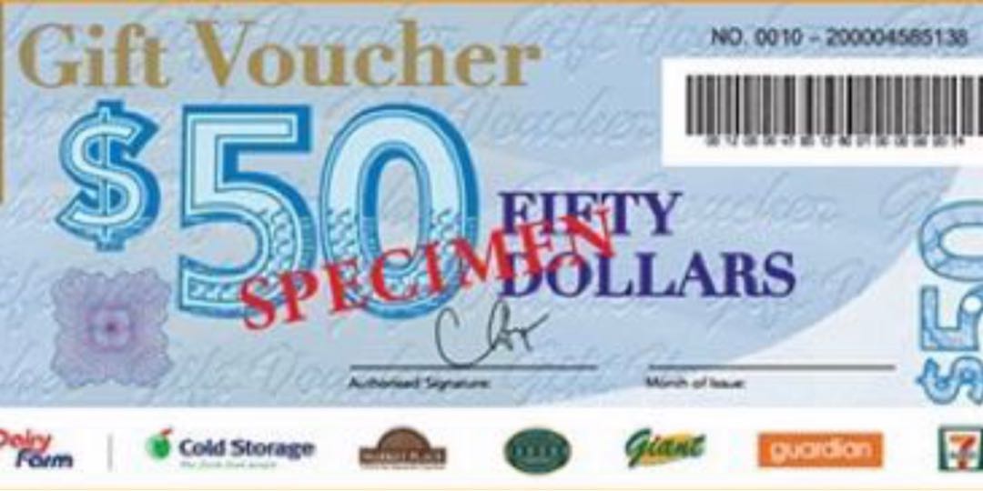 $600 Giant / Cold Storage / DFI / Choice Vouchers, Tickets & Vouchers ...