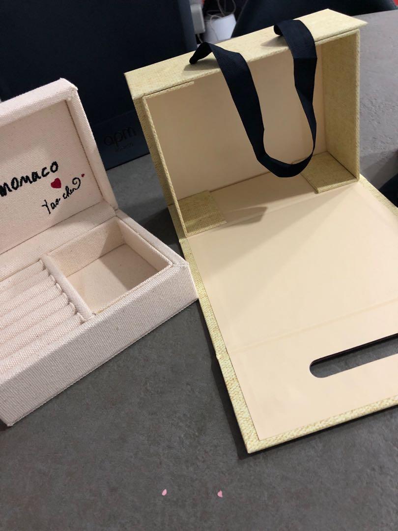 Apm Monaco x Yao Chen fabric jewelry box, Women's Fashion, Jewelry ...