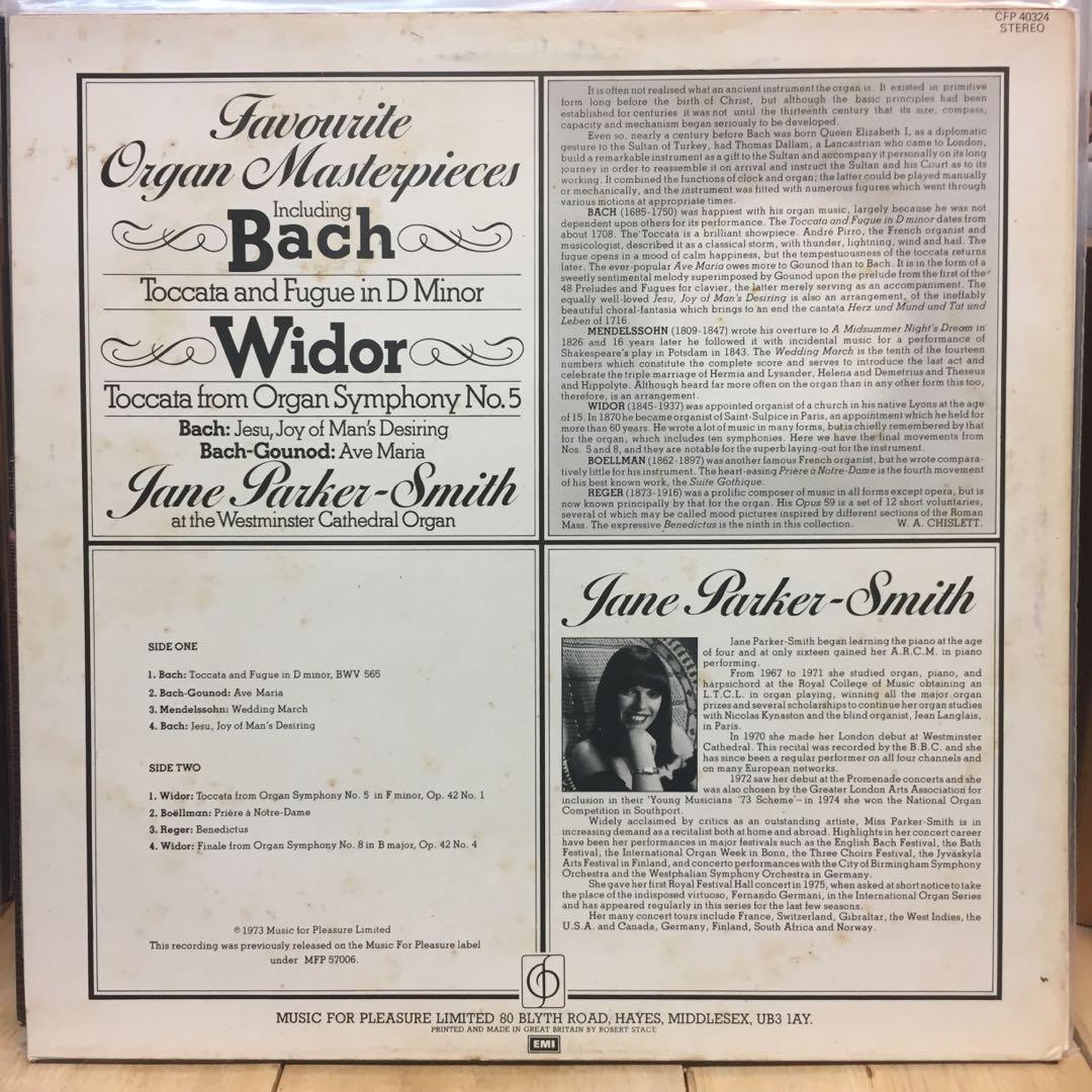 Bach Tocata Fugue Classical vinyl LP, Hobbies & Toys, Music & Media ...