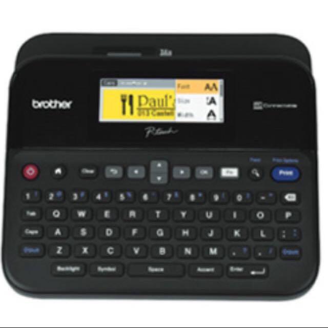 Brother printer PT-D600 PC-Connectable P-touch Label Maker with Color ...
