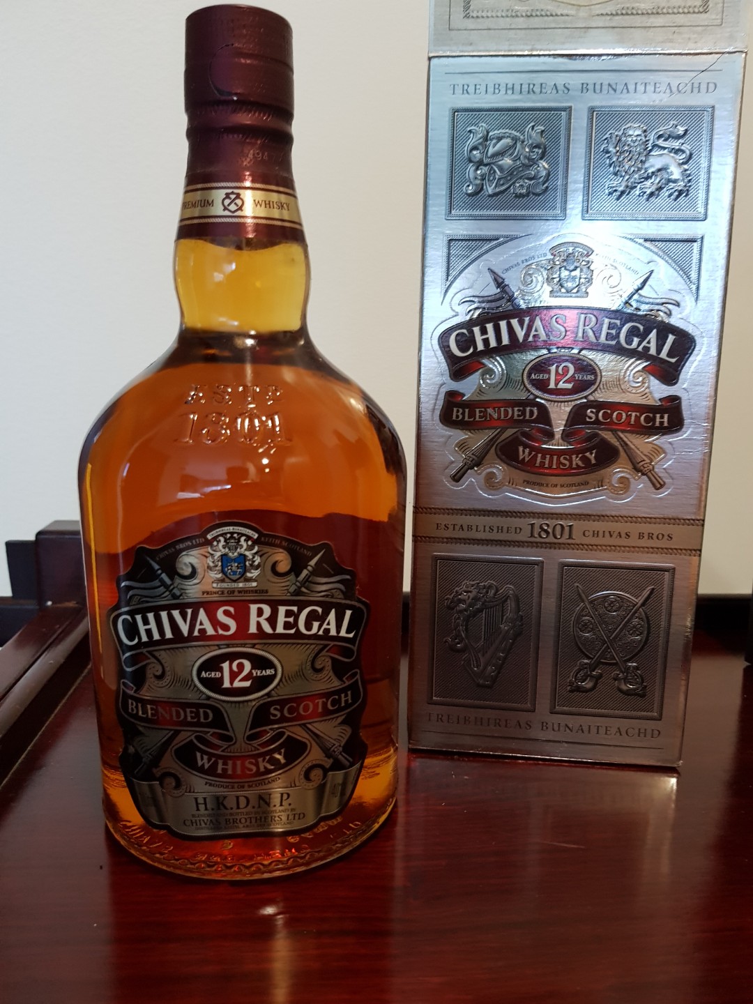 Chivas 12 Yrs 1 litre, Food & Drinks, Alcoholic Beverages on Carousell