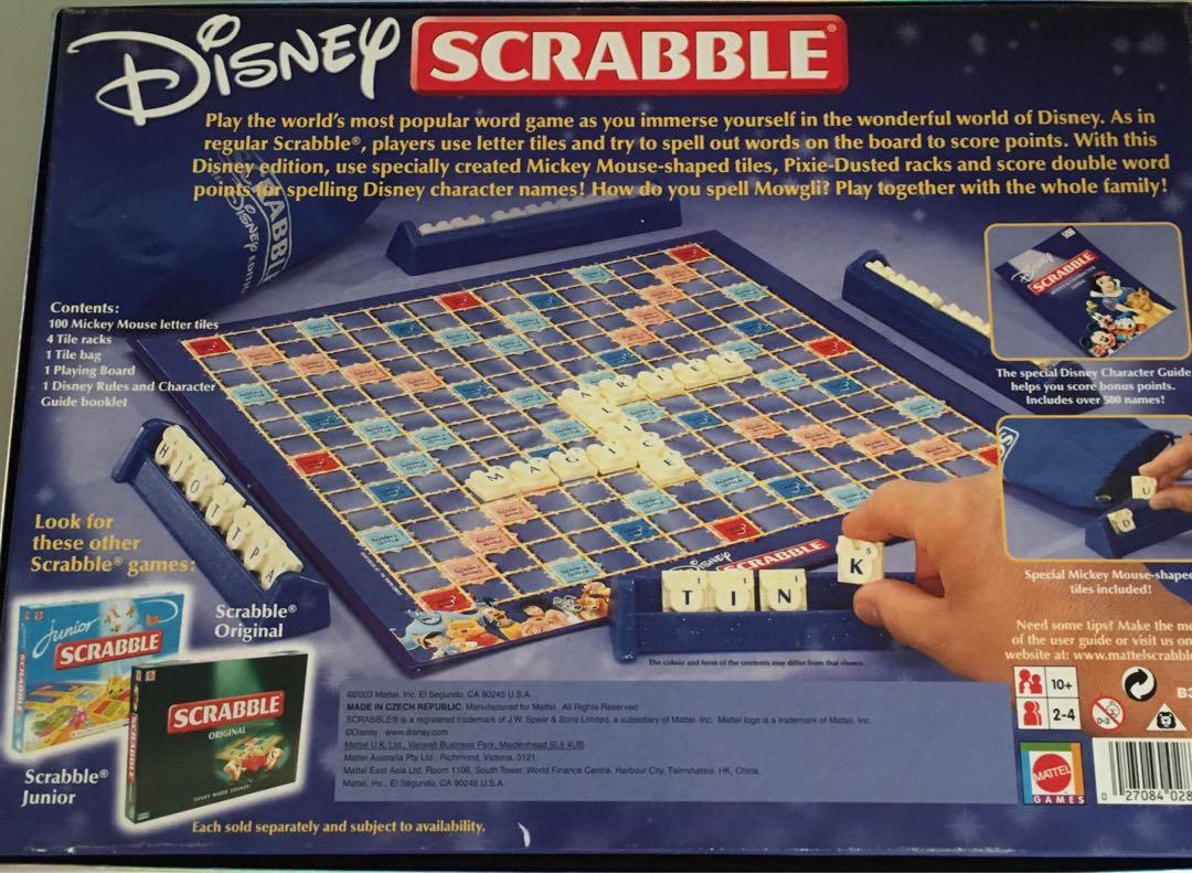 Disney Scrabble, Hobbies & Toys, Toys & Games on Carousell