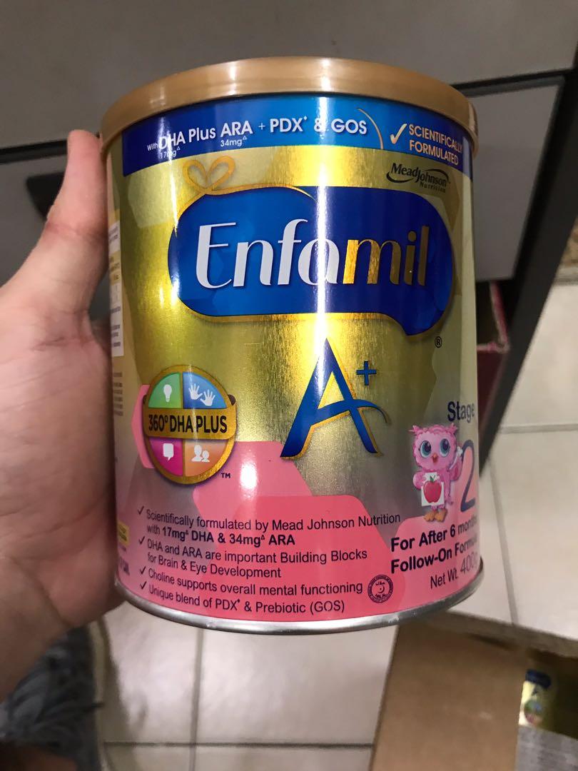 Enfamil stage 2 400g x 6 tins, Babies & Kids, Nursing & Feeding ...