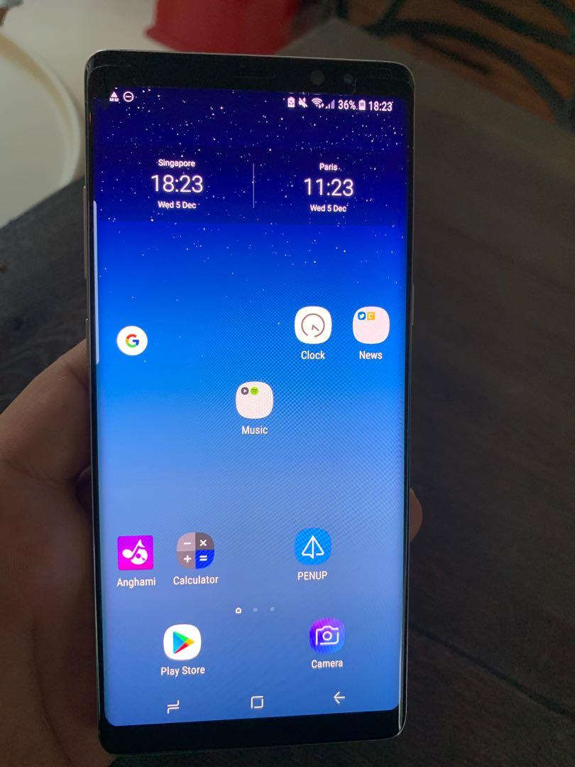 Excellent condition Note 8 - Small black dot corner screen, Mobile ...