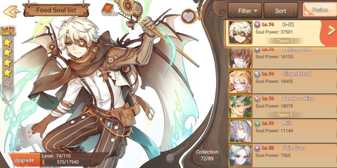 Food Fantasy Level 74 Account, Video Gaming, Gaming Accessories, Game ...