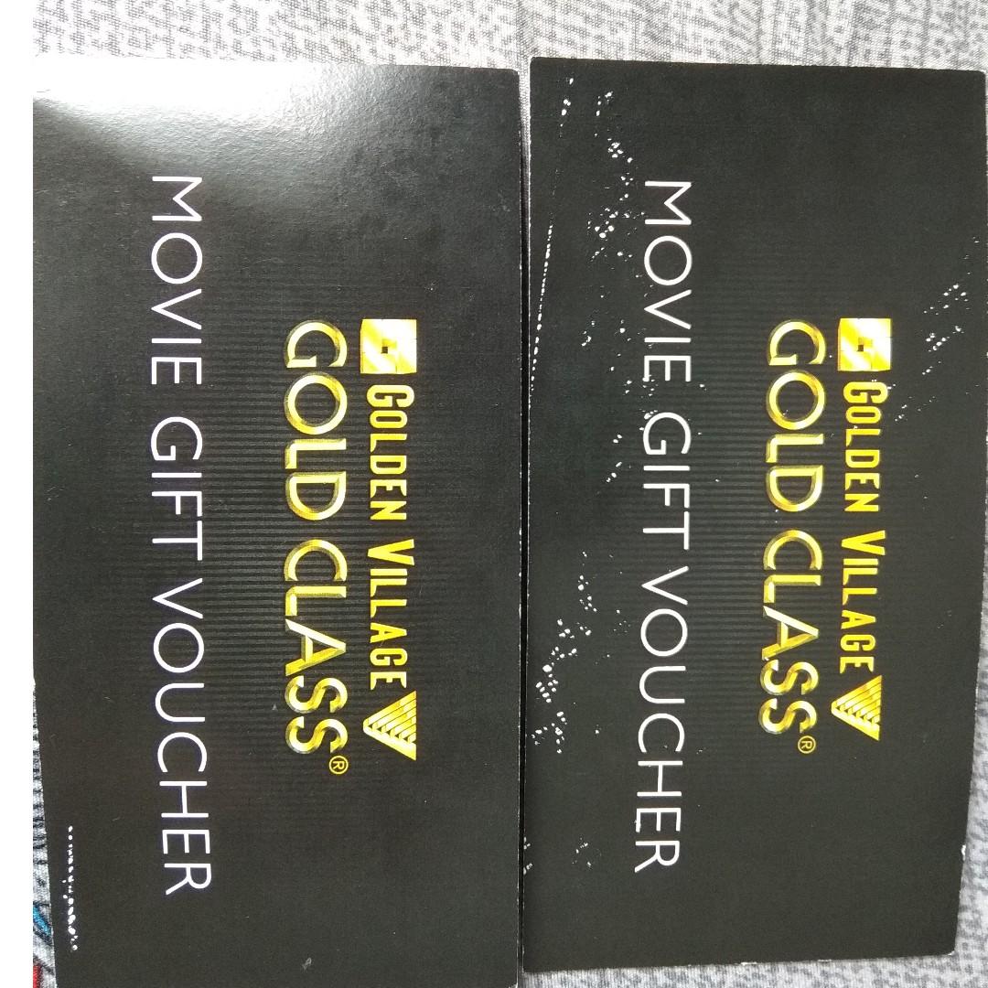 Gold class tickets x 2 Vouchers, Tickets & Vouchers, Vouchers on Carousell